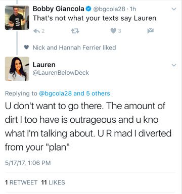Below Deck Mediterranean Twitter War: Lauren Cohen & Hannah Ferrier ...