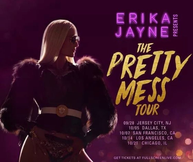 Erika Jayne Announces Pretty Mess Concert Tour