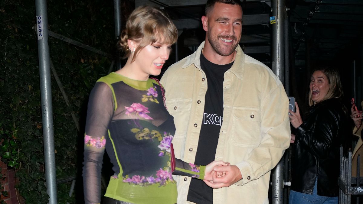 Taylor Swift & Travis Kelce Twin in Eye-Catching Black Fits for Eras-Themed Bash - Reality Tea