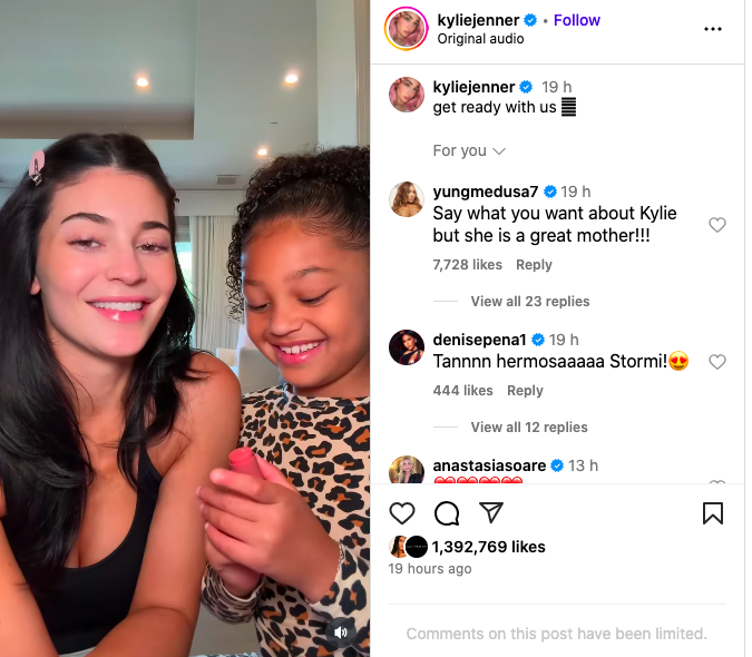 Kylie Jenner Fans React To Cute New Video With Daughter Stormi ...