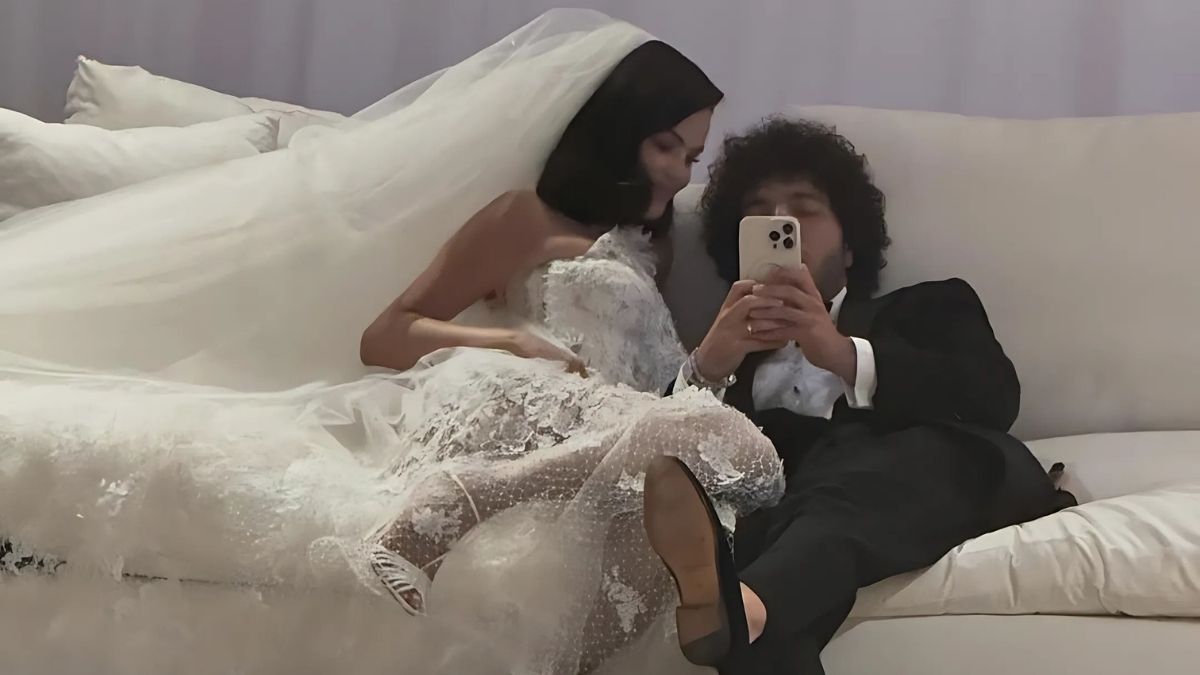 Selena Gomez & Benny Blanco's Candid Wedding Photo Has Fans Calling Them 'Prince & Princess ...