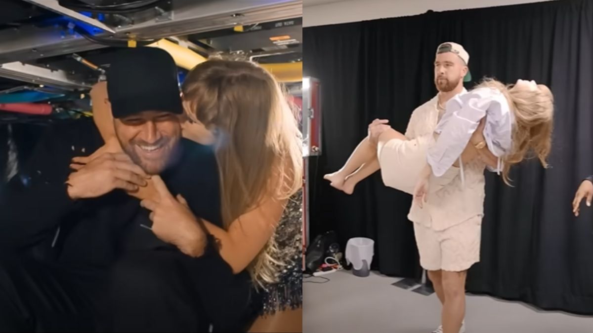 Taylor Swift & Travis Kelce's Unseen Moments Unveiled in 'The Eras Tour ...