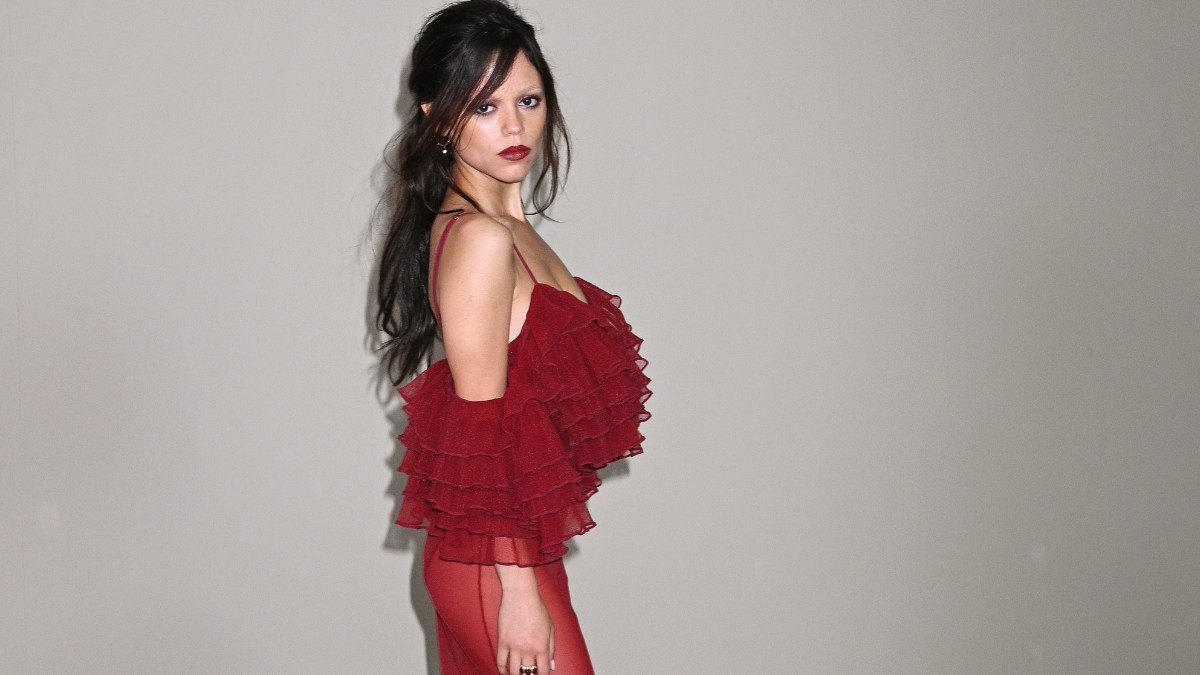 Ruffled & Red: Jenna Ortega Was Stunning in a Sheer Givenchy Dress - Reality Tea