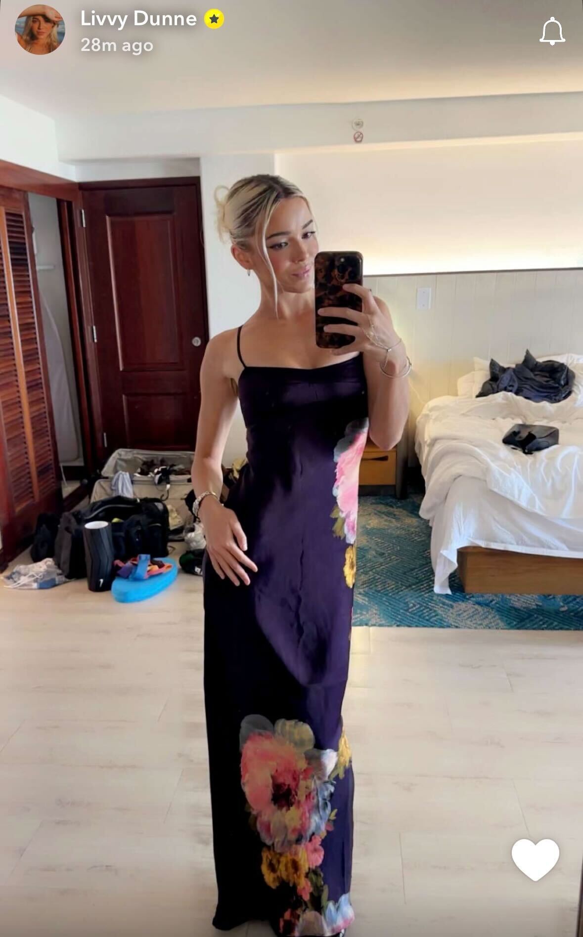 Livvy Dunne's Slip Dress Is a Total Floral Tease in Photos - Reality Tea