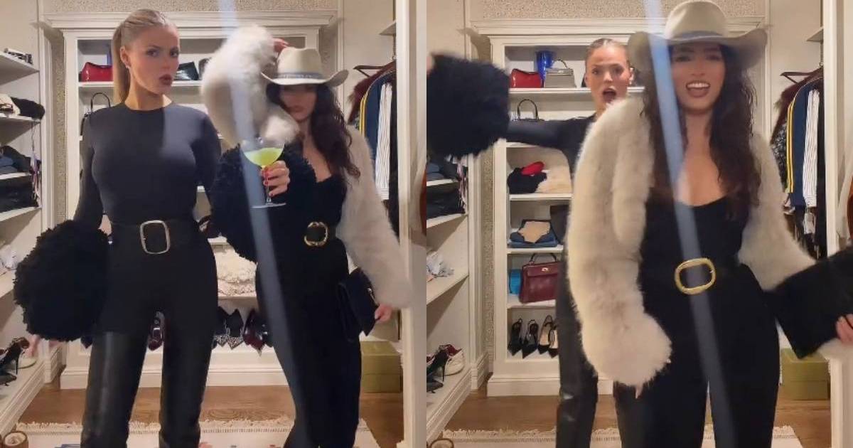 Brooks Nader & Sister Flaunt Their Dance Moves in Matching Catsuits ...