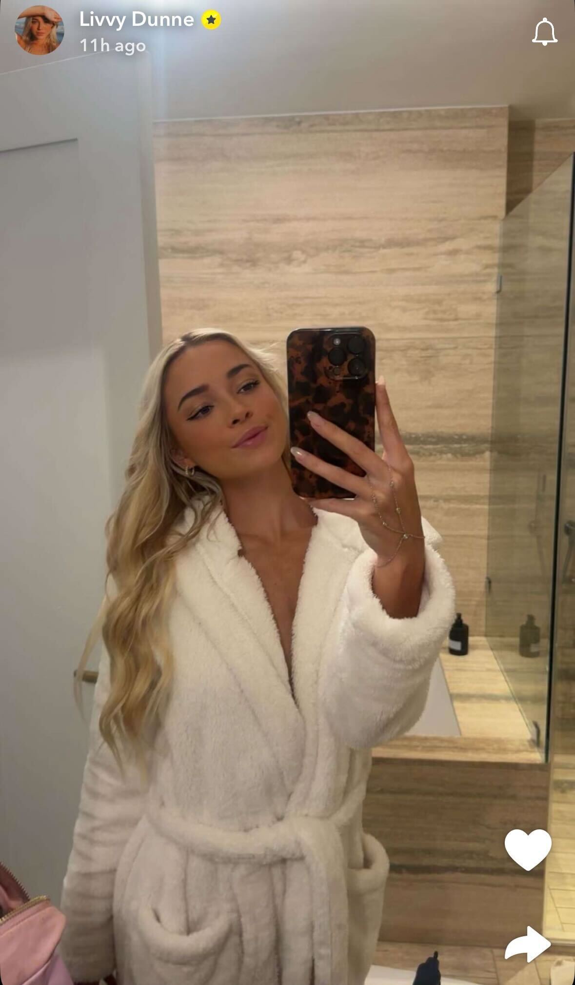 Livvy Dunne’s Bathrobe Photos Show Her Looking Like a Stunner - Reality Tea