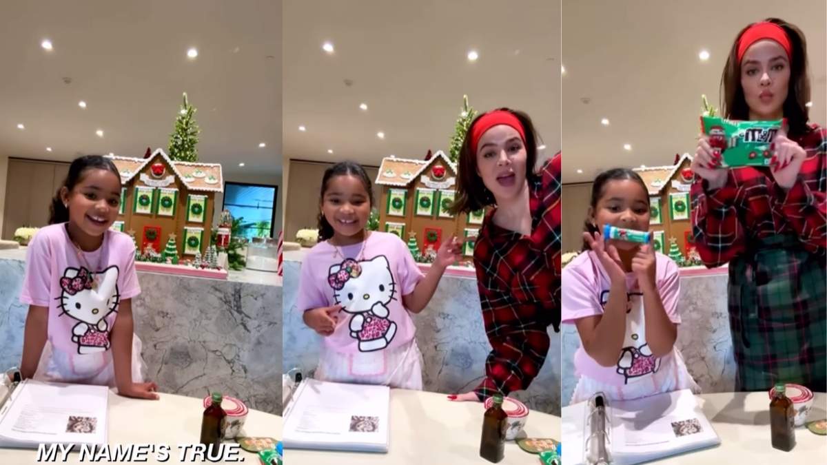 Khloe Kardashian & Daughter Make Cookies in Cute Christmas Video ...