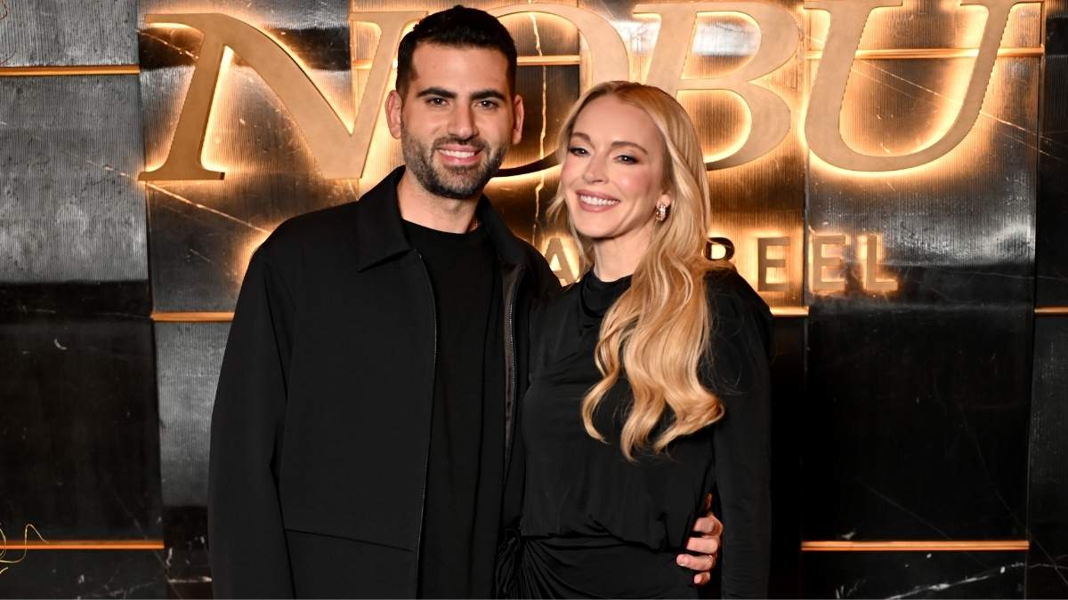 Lindsay Lohan Opts for Chic LBD on Date Night With Husband - Reality Tea