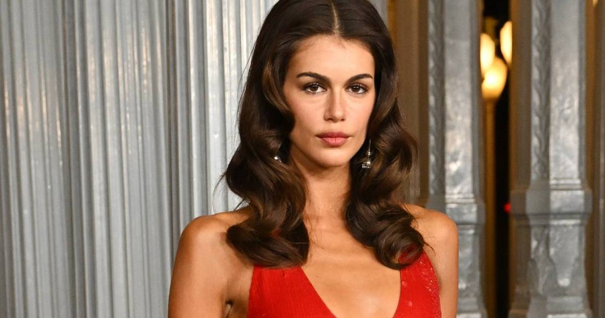 Kaia Gerber Models Underwear & Cami Top as Paris Fashion Week Rolls On ...