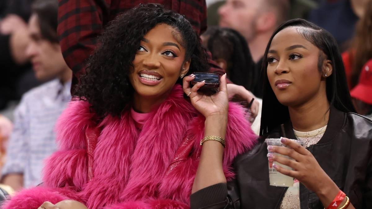 Angel Reese's Super Tiny Miniskirt Photos Land Her in 'Barbie World ...