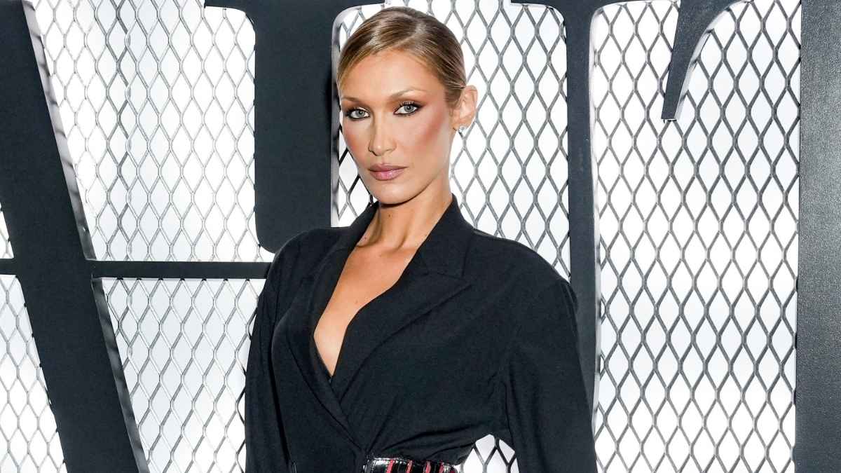 Bella Hadid Sips a Drink in Bold Black Bikini - Reality Tea
