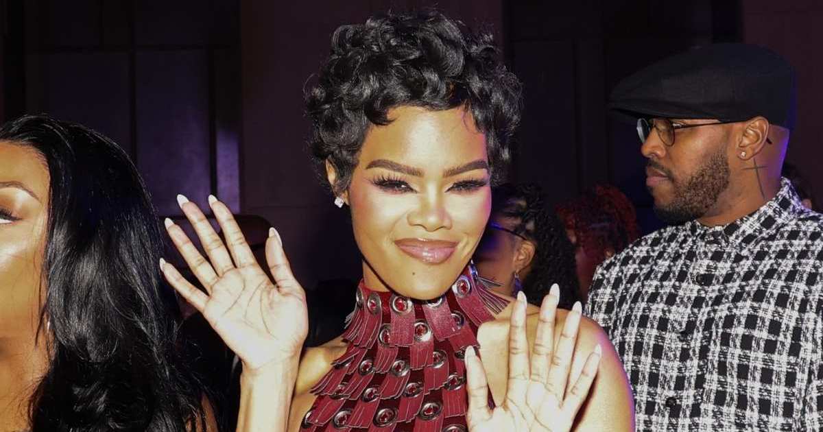 Teyana Taylor's Do Long Cutout Dress Comes With a Hint of Tulle ...