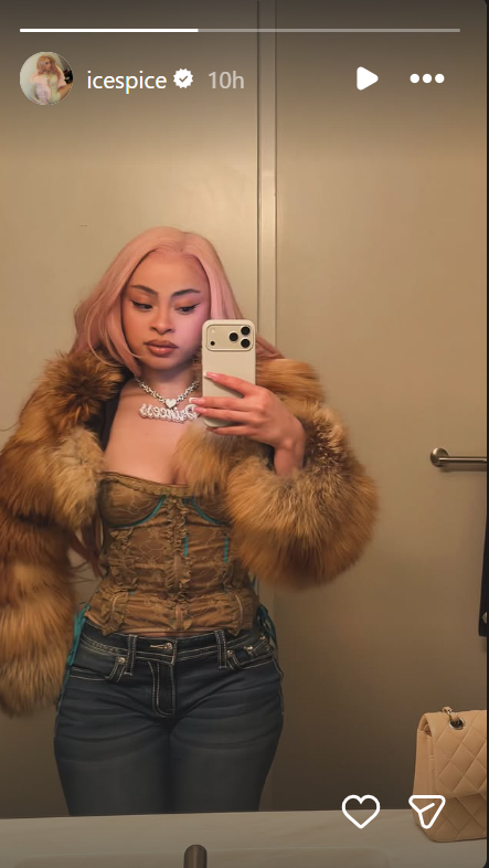 Ice Spice's Corset Top & Denim Look Is Chic Done Bold - theFashionSpot