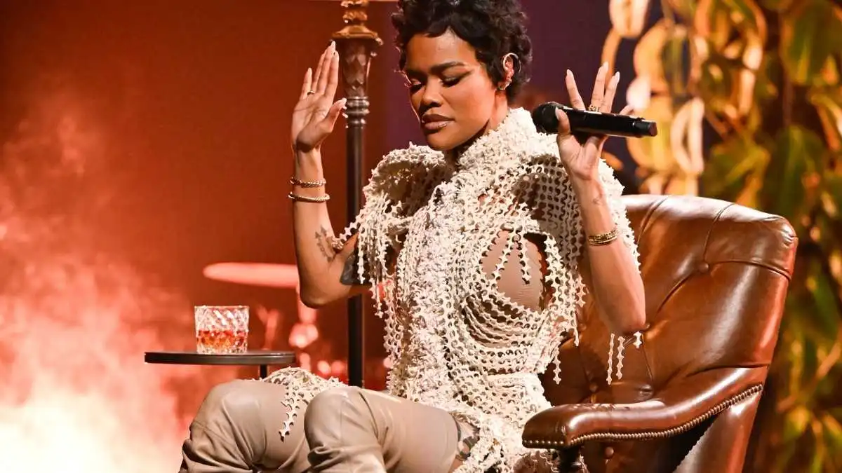Teyana Taylor Goes Completely See-Through in Maximilian Raynor Dress ...