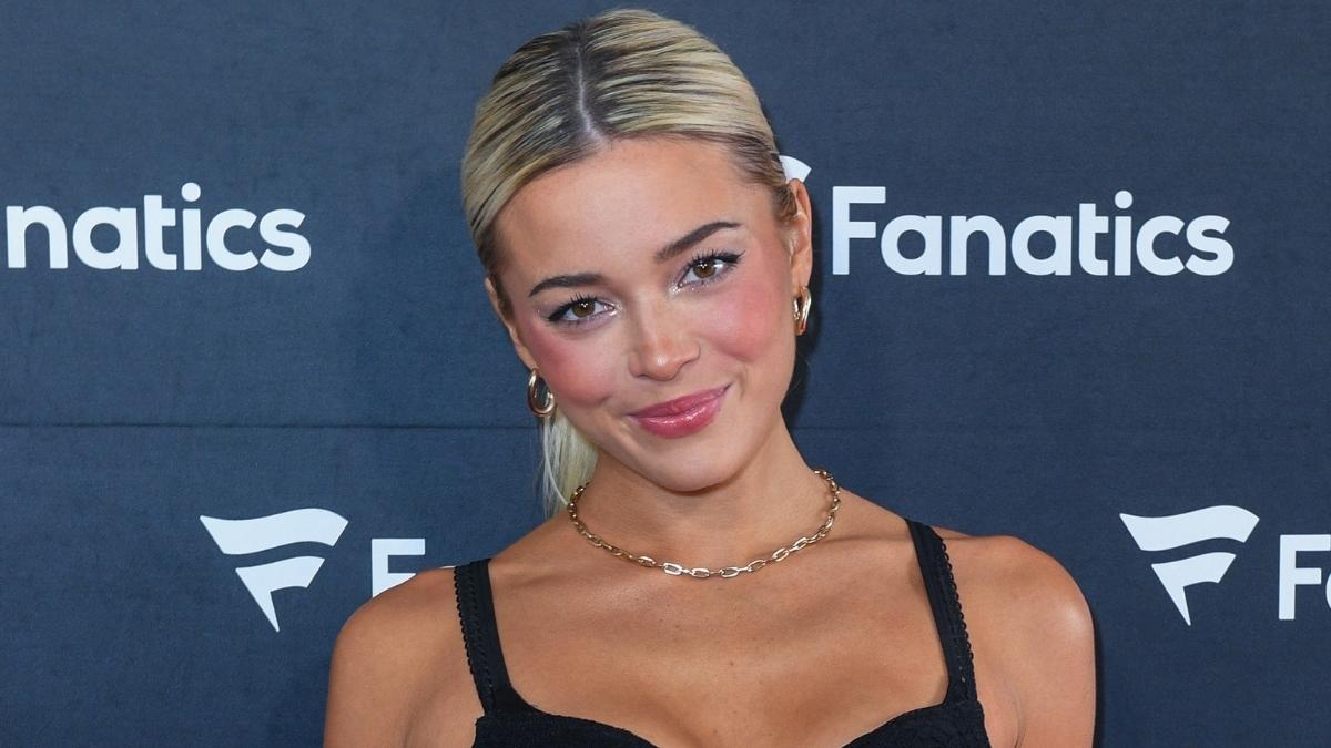 Livvy Dunne’s Lacy Cami Top at Super Bowl Party Packs a Fun Surprise ...