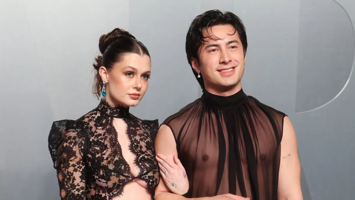 Hudson Williams' Girlfriend Wows in Daring Sheer Dress at Oscars Party ...