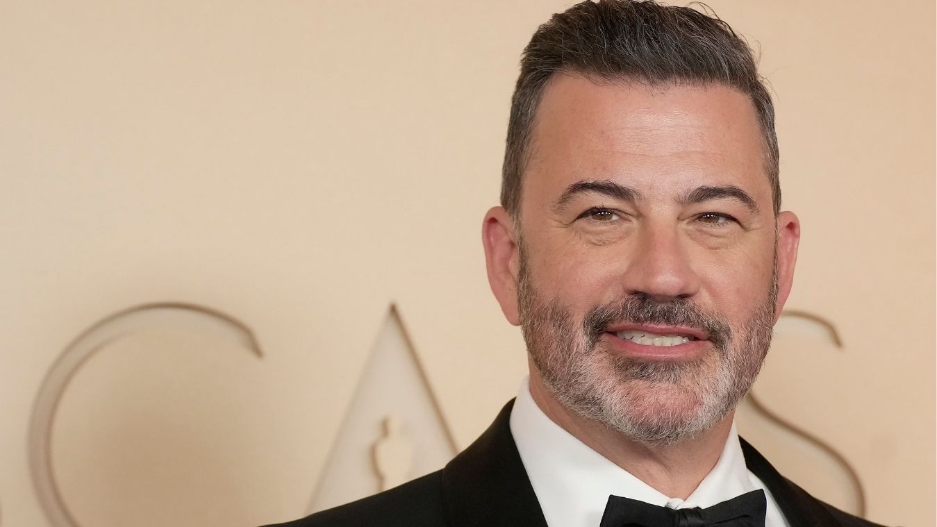 Jimmy Kimmel Mocks Mike Johnson for Giving Donald Trump an Award ...
