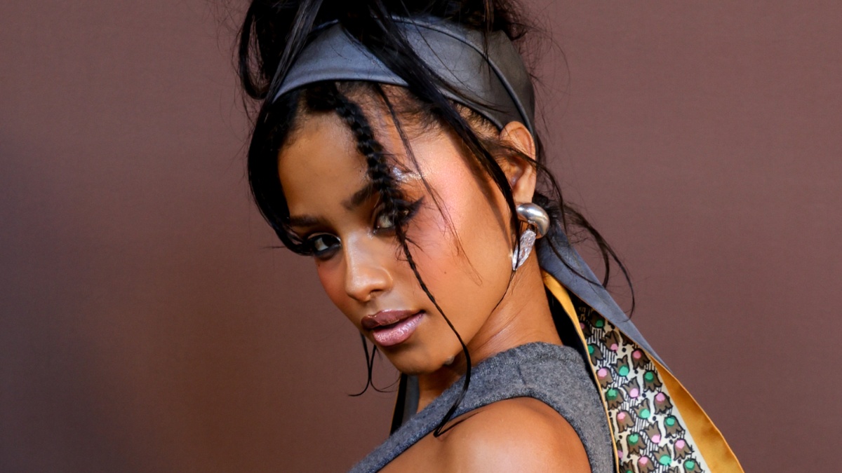 Tyla Drops a Laid-Back Bombshell Look in Open Shirt & Bikini Top in ...