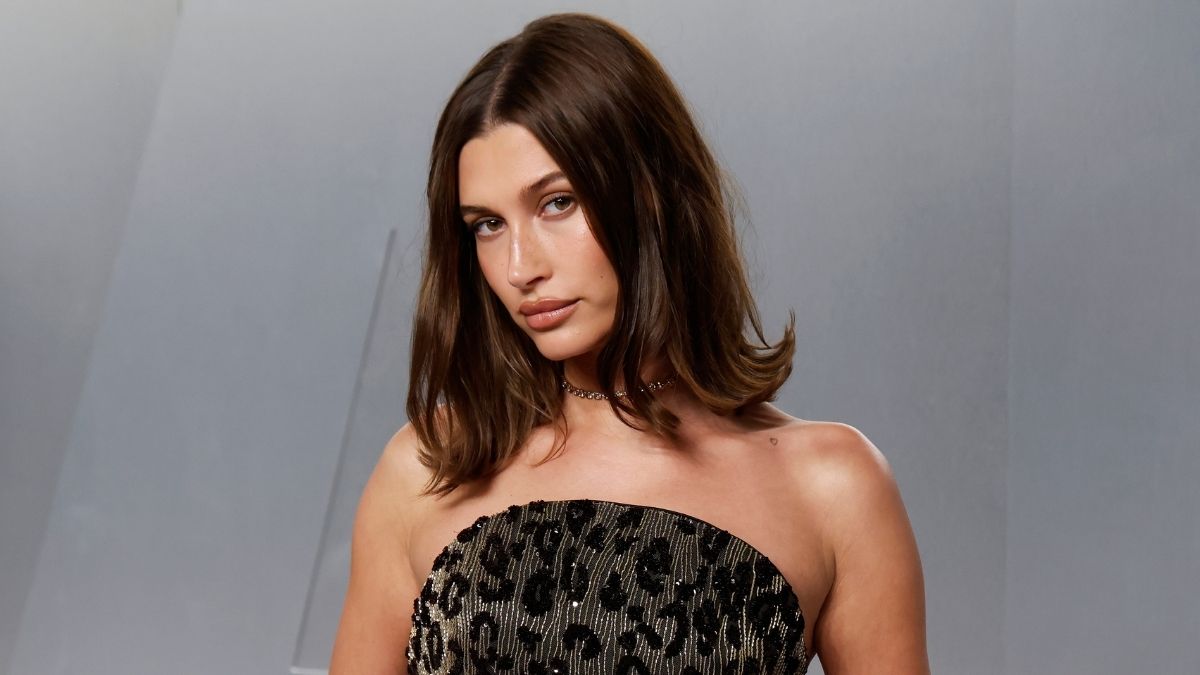 Hailey Bieber Swaps Bikini for Daring Bodysuit Look in YSL Campaign ...