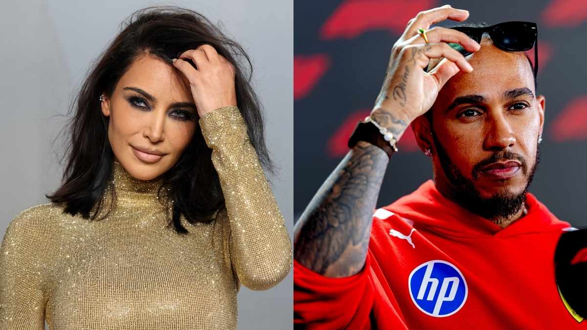 Lewis Hamilton & Kim Kardashian's PDA Beach Romance Is a 'Fake Scene ...