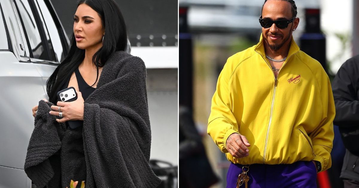 Kim Kardashian & Lewis Hamilton's Date Gets Domestic After Coachella ...