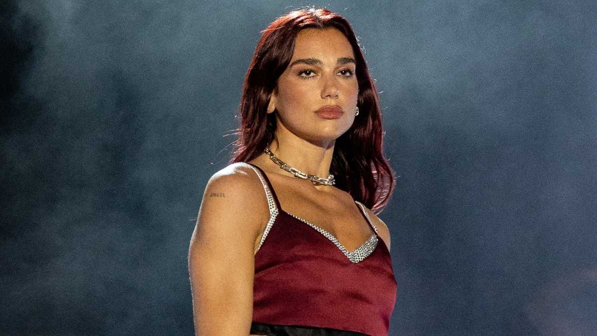 Dua Lipa's Halter Neck Open-Back Top Is Little Too Bold for Book Club ...