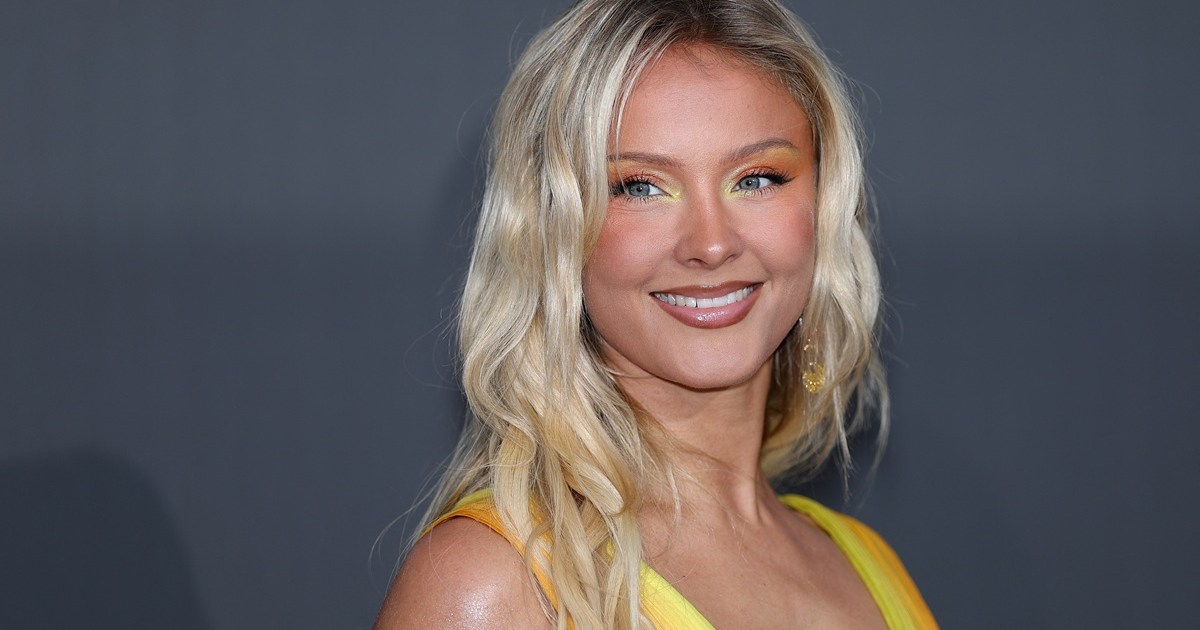 Zara Larsson Nearly Busts Out of a Dress Held Together by Wild Cut-Outs ...