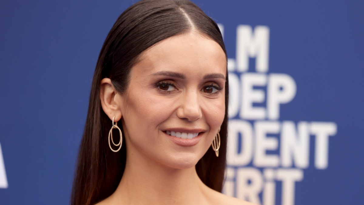 Nina Dobrev’s Barely-There Netted Outfit Leaves Very Little Hidden ...
