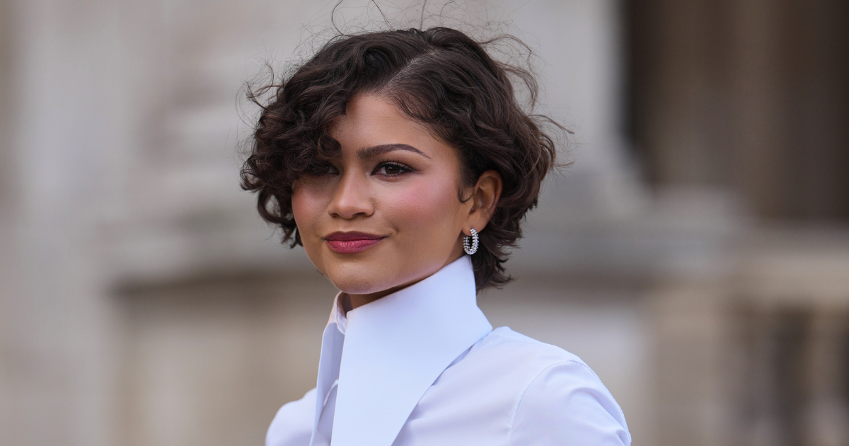 Zendaya's Sheer White Top Lets a Hint of Midriff Steal the Spotlight in ...