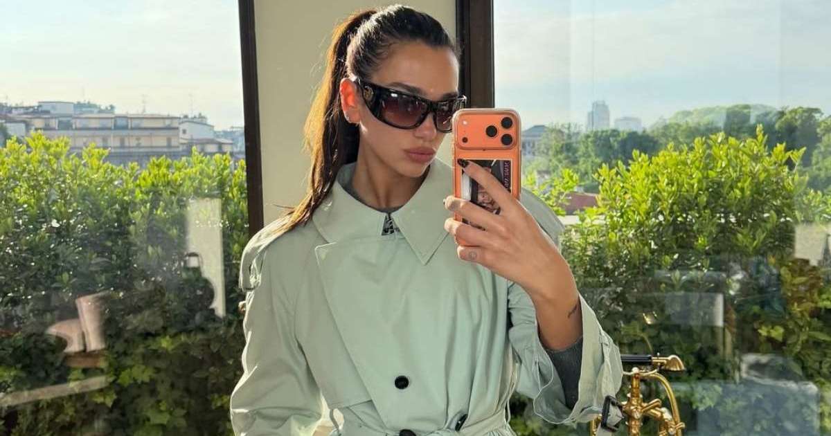 Dua Lipa Makes a Bikini Work Under See-Through Bridal Dress With Chloe ...